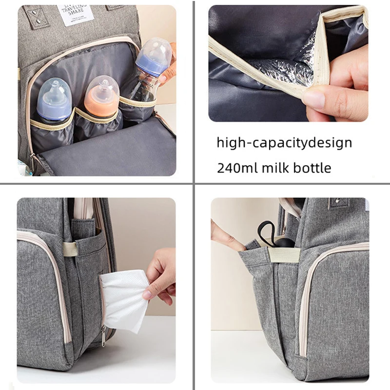 New Fashion Waterproof Baby Portable Folding Crib Baby Bed Mummy Bag ...