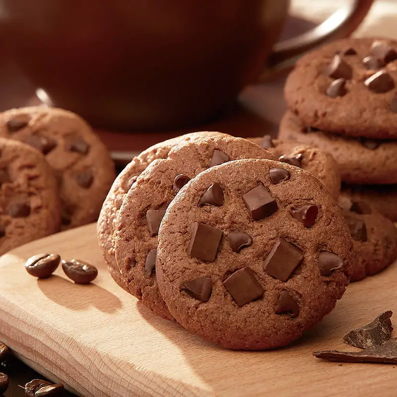 Wholesale OEM Halal Double Round Oatmeal Cookie and Biscuit Chocolate ...