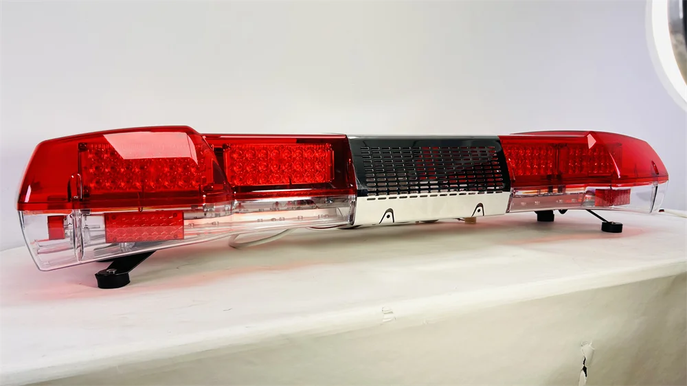 Red Emergency Light Bar 47 Inch LED Fire Truck Warning Light