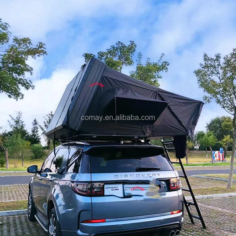 Aluminum Hard Shell Camping Side Flipped Roof Tent Canopy Suv For 3-4 ...