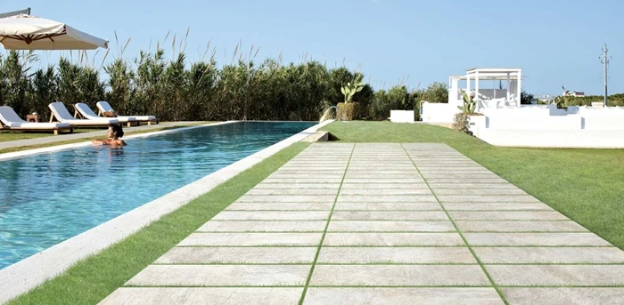 600x600mm Outdoor Floor Tiles Rustic Homogeneous Design Heavy Duty 20mm ...
