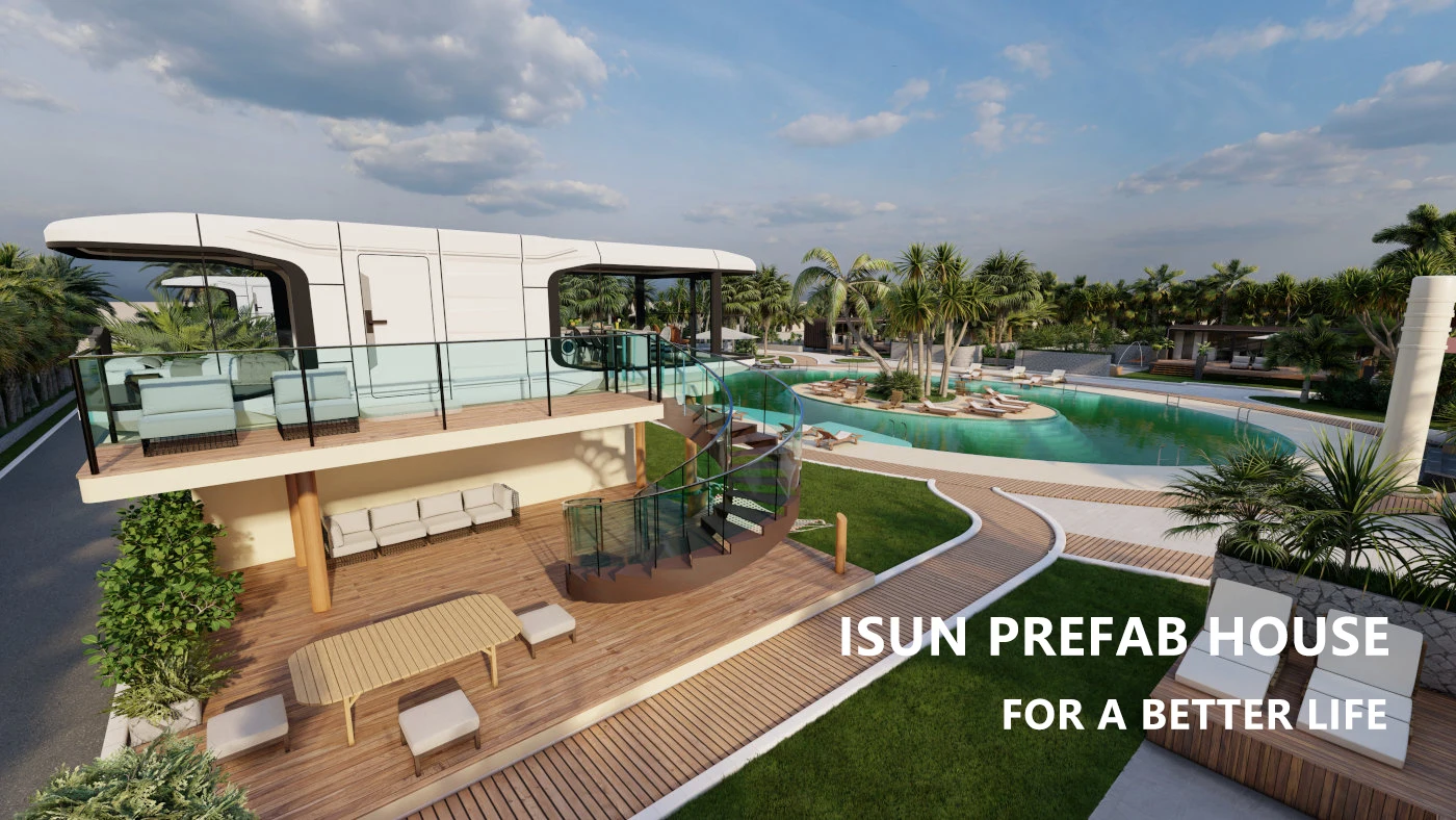 Chinese Prefabricated Modular Capsule House /spaceship House Capsule ...