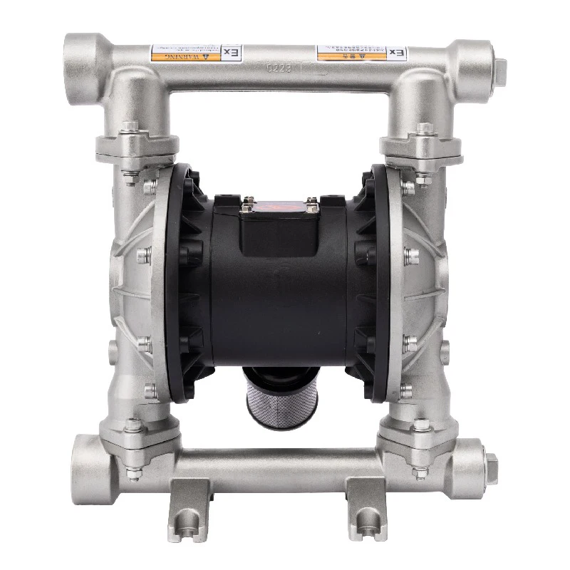 HICHWAN QBY3-40P low noise air pneumatic diaphragm AODD pump for water treatment acid and alkali ...