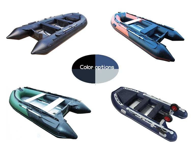 5capacity 3.6m Aluminum Floor Rigid Inflatable Boat With Bow Cover ...