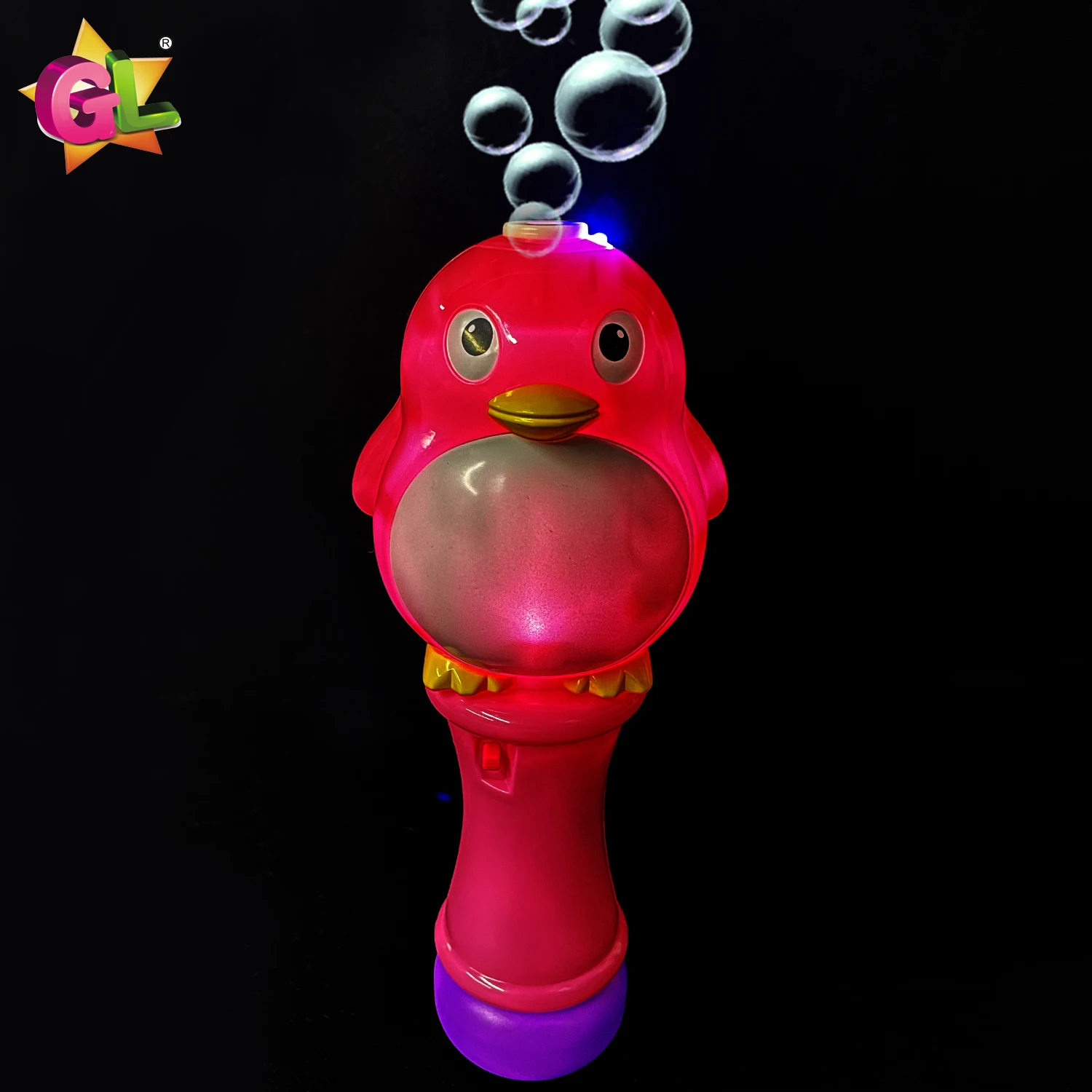 Light up Bubble Toys Led Mini Penguin Bubble Wands With Sound Fun Gifts ...