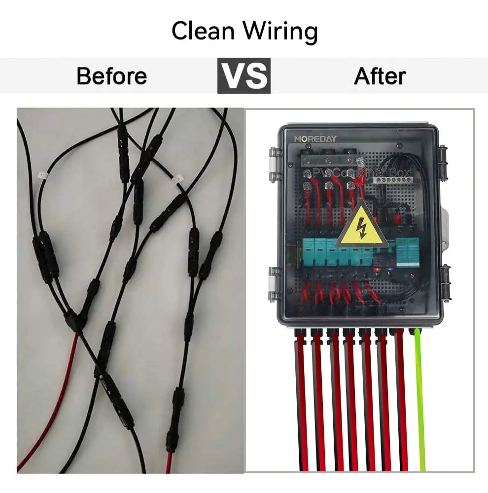 Solar Combiner Box 6 in 1 Out 6 String 25A - 1000V Array