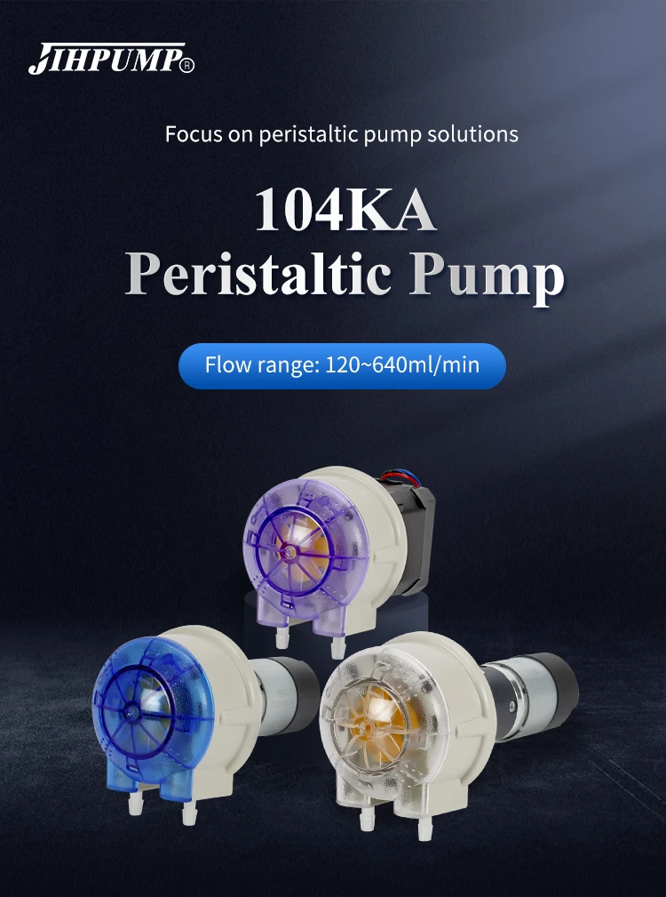 JIHPUMP Peristaltic Pumps - High Flow & Easy Loading