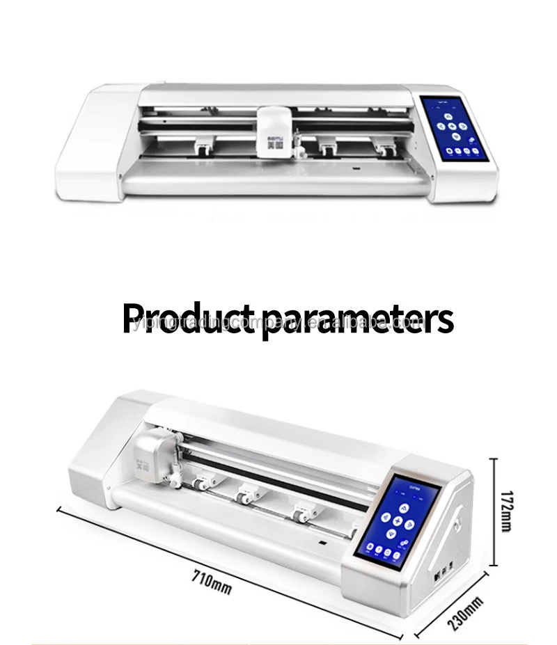 Vinyl Cutting Plotter with 5.5" Touch Screen & Max 500mm Feed Width ...