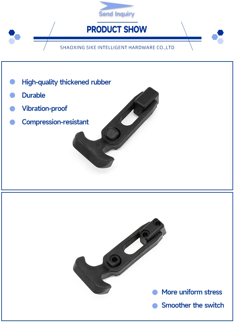 Flexible Damping Toggle Latch for Farm Machinery Rubber Draw Latch with ...
