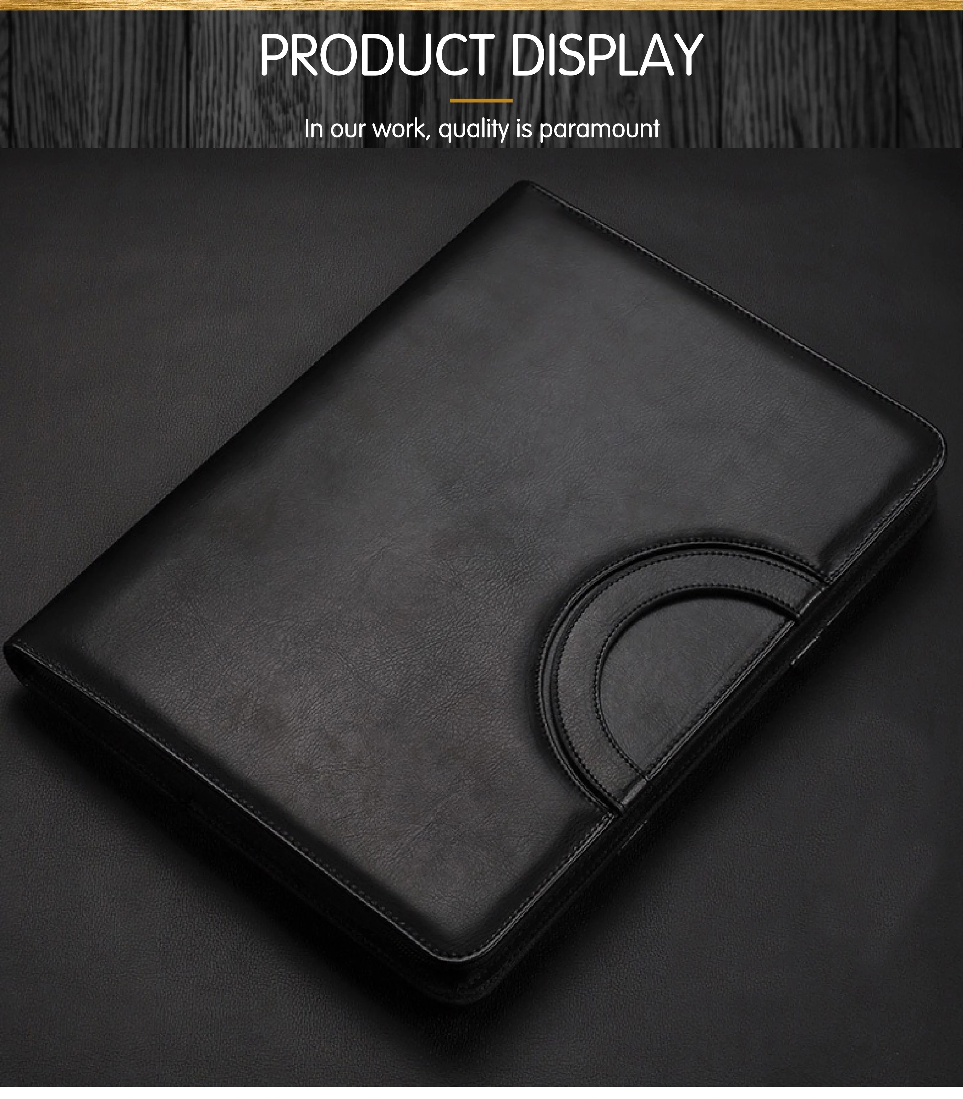 Multifunction A4 File Folder Document Organizer Bag with Zipper OEM ...