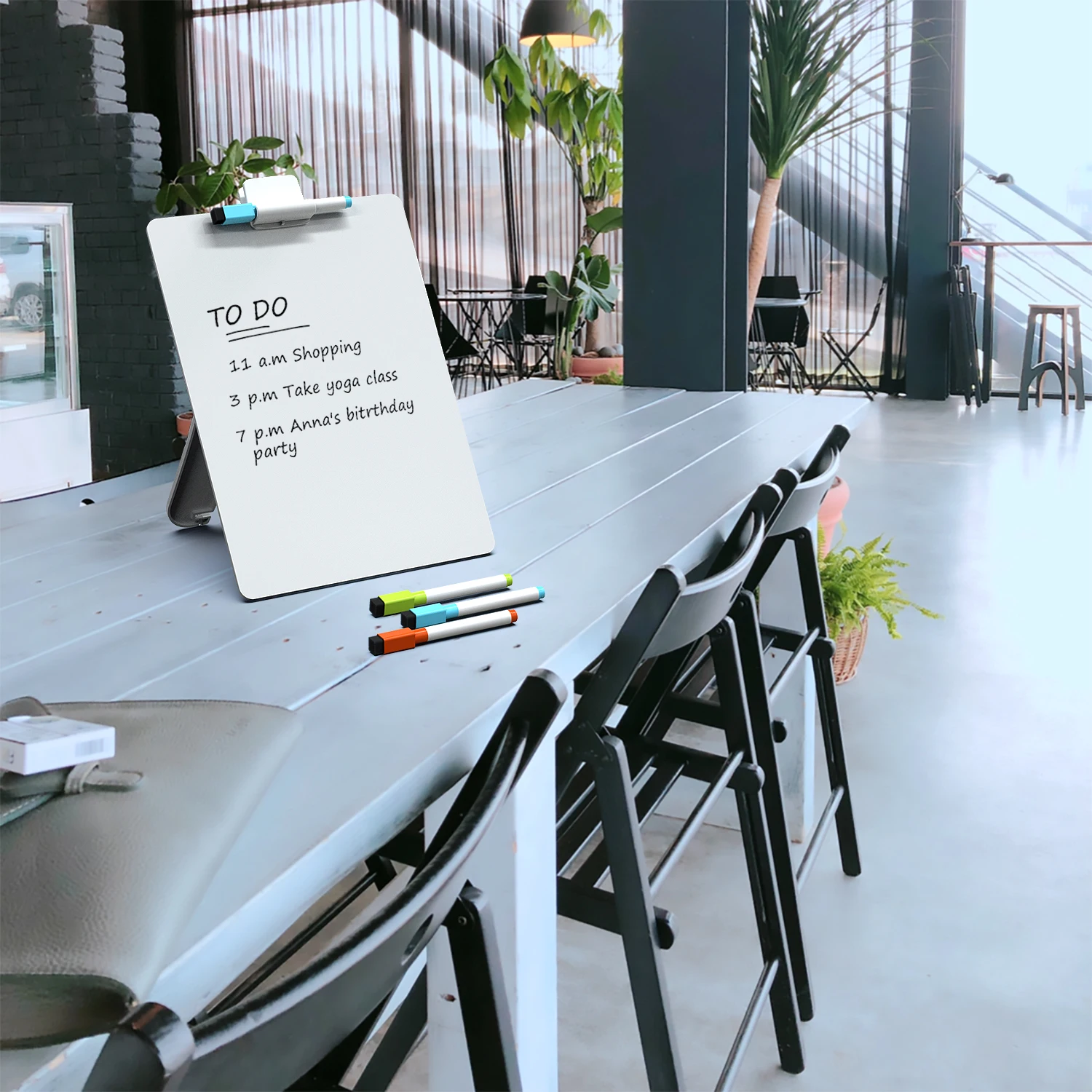 Kids Learning Tool Interactive Whiteboard Desktop Glass Mini Memo Dry ...