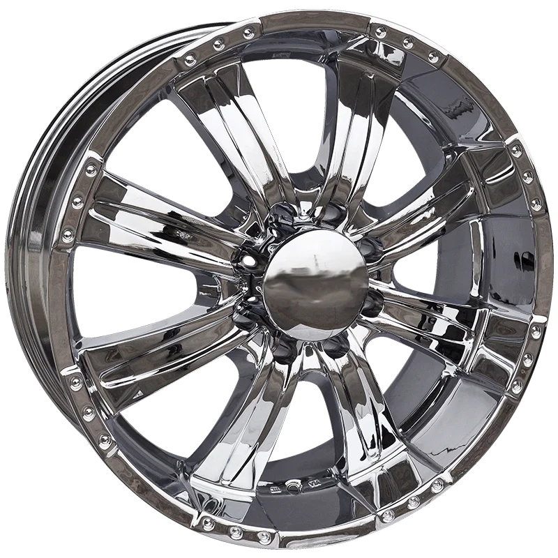 8 Spoke Chrome Alloy Wheels - PCD 8x165.1 for GMC-SAVANA