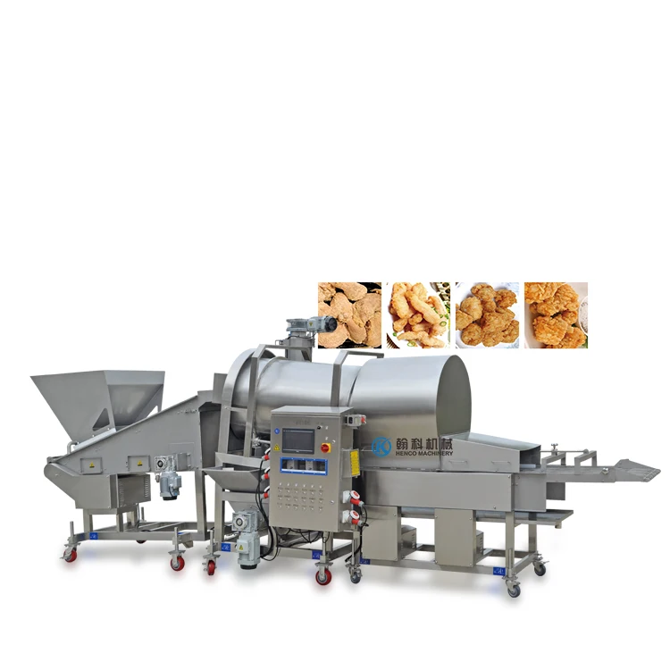 Automatic Feeding Fried Chicken Thighs, Fried Chicken Wings, Popcorn ...