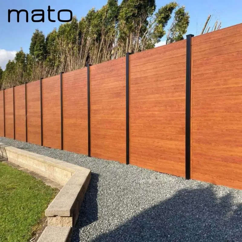 Aluminum Timber Look Privacy Fence Panels Outdoor| Alibaba.com