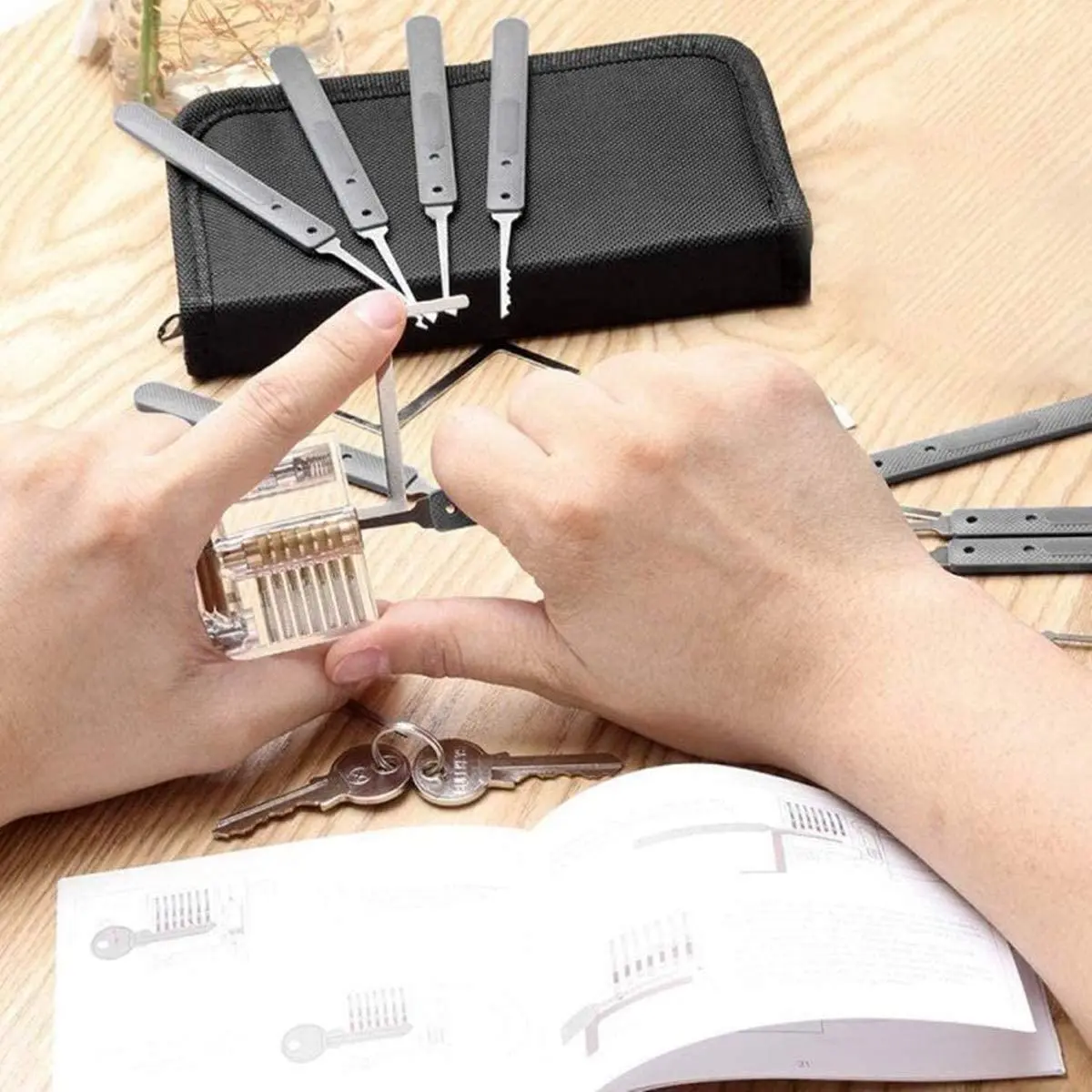 Professional Locksmith Factory Lock Pick Set - Training Tool Kit