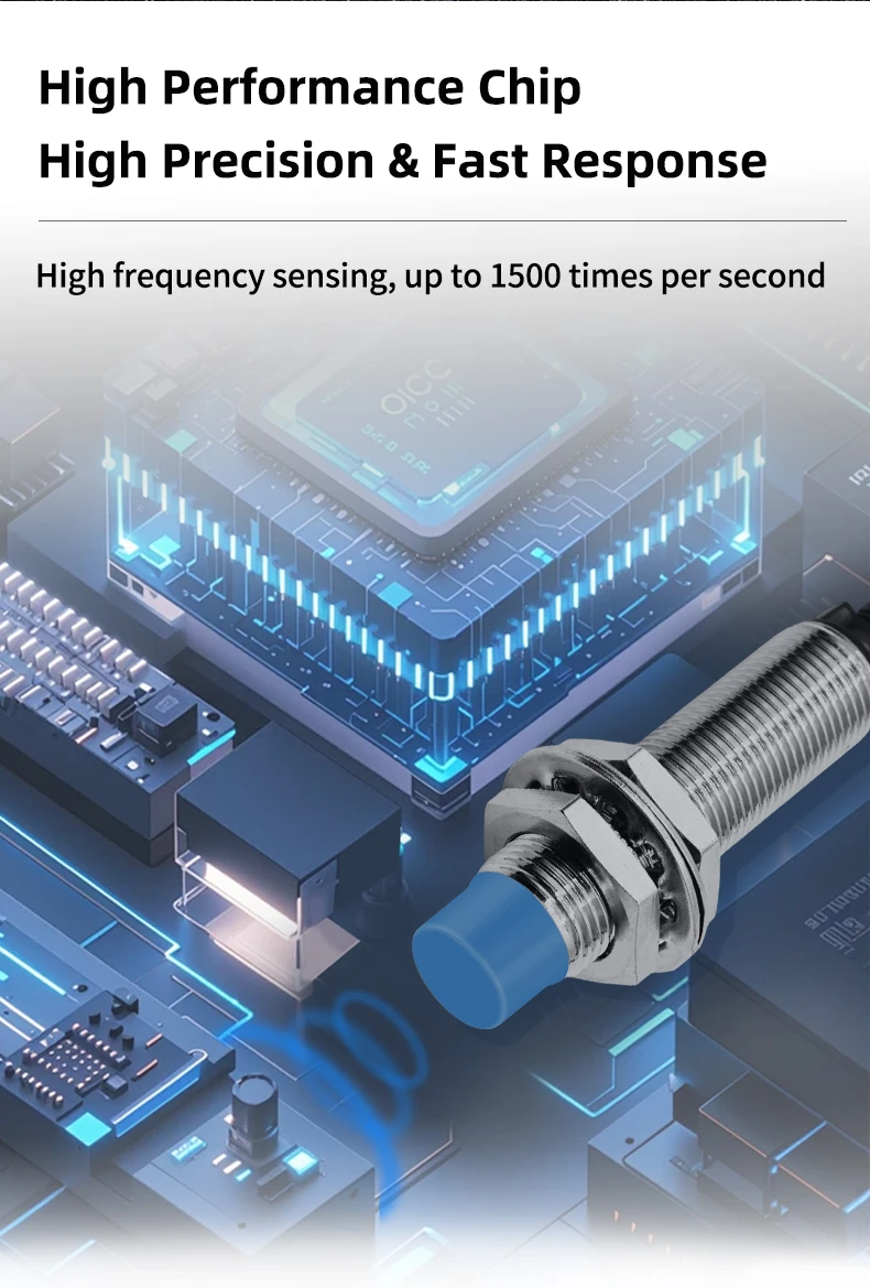 M18 Long-Range Metal Inductive Proximity Sensor CORON CLJ1-A18-8APA ...