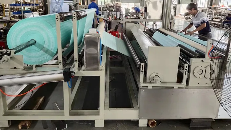 Non Woven Roll Perforating Rewinding Machine Disposable Massage Bed ...