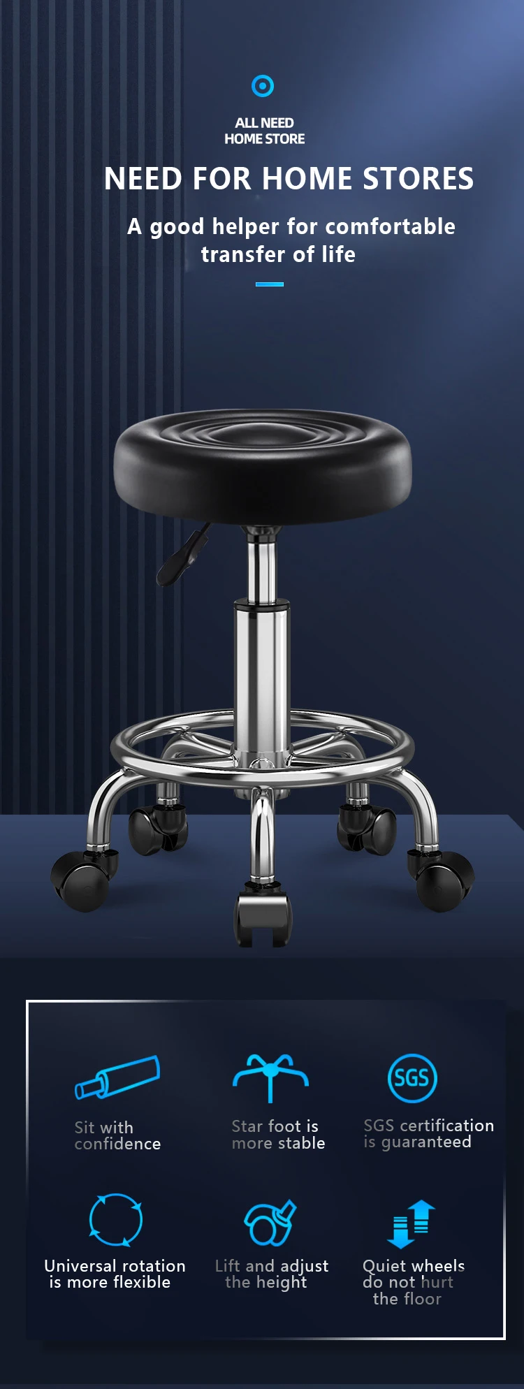 Ent Chair Endoscope Otolaryngology Electric Examination Chair With ...