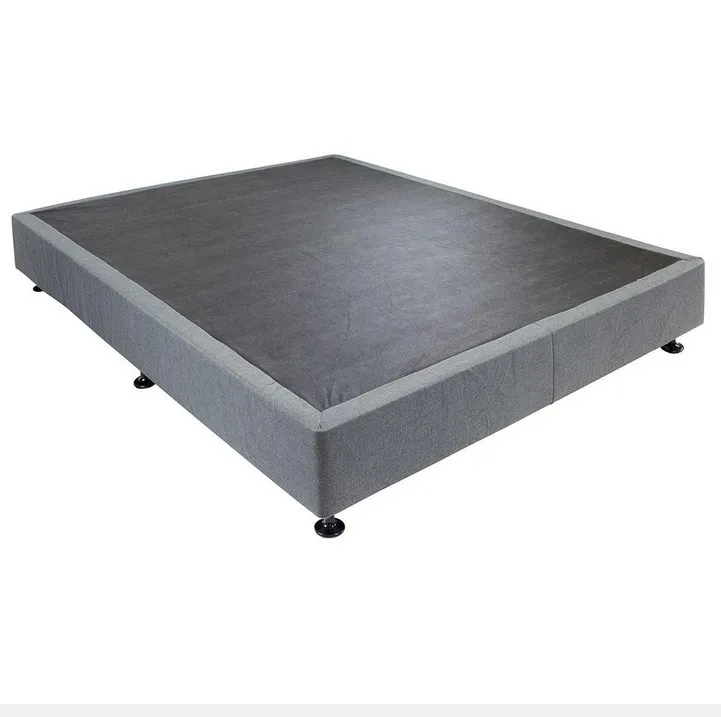 Hotel Beds Strong Bed Base with Fabric Cover & Box Spring