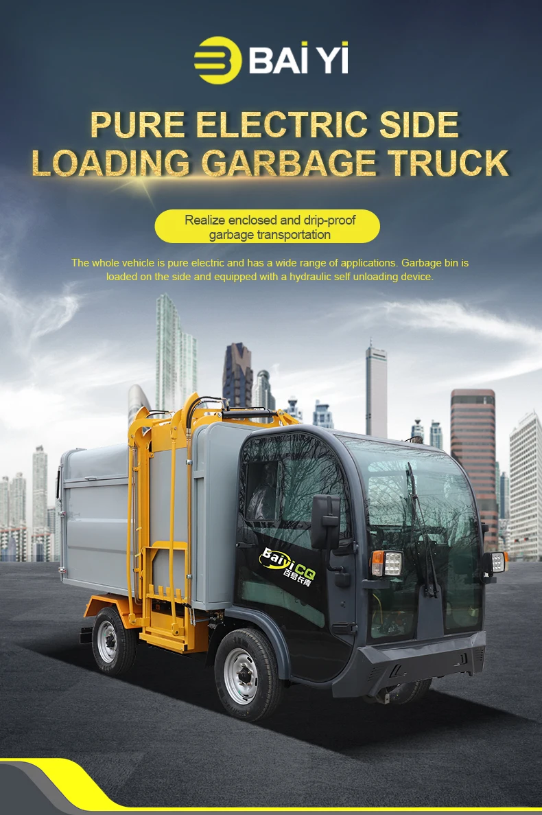 5cbm Electric Garbage Bin Collecting Vehicle - Original Factory