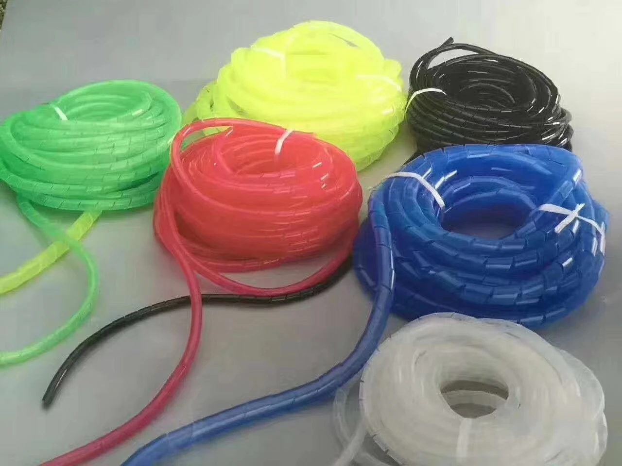 Ce Rohs Approved Wire Organizer Spiral Cable Zip Wrap Plastic Tie ...