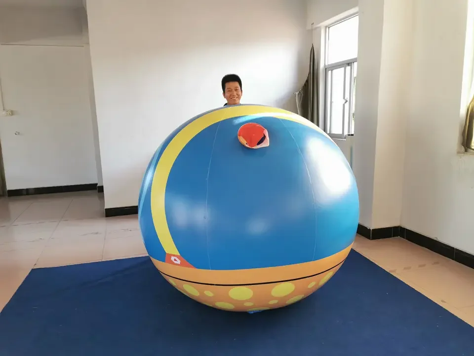 Beile Custom Popular Pvc Inflatable Double Layer Rolling Ball Suit ...