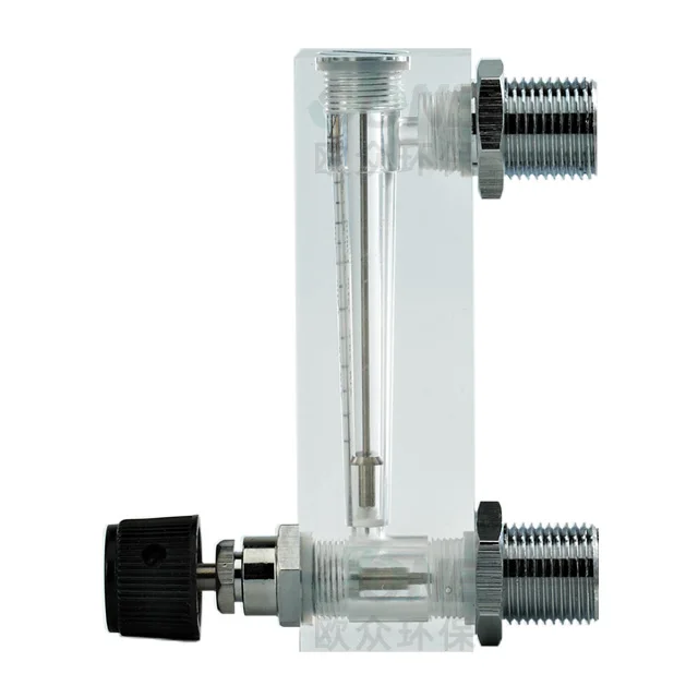Long Service Life1-20L/min Gas Rota Flow Meter With Adjustable Valve ...