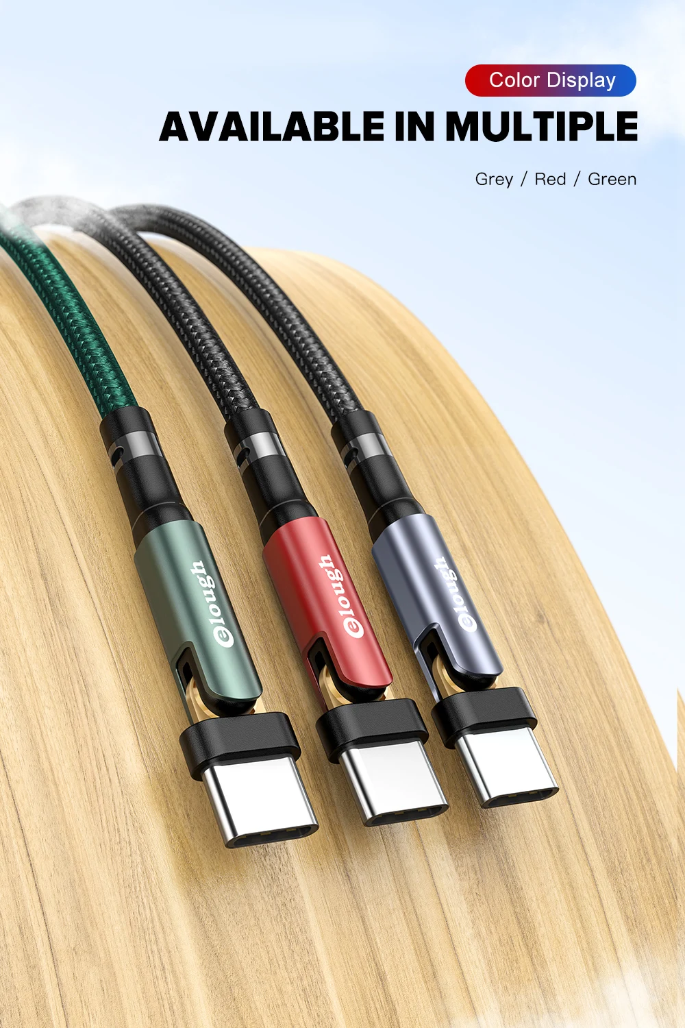 Hot Sale Mobile Phone Cable 180 Degree Rotation Fast Charging Type C ...