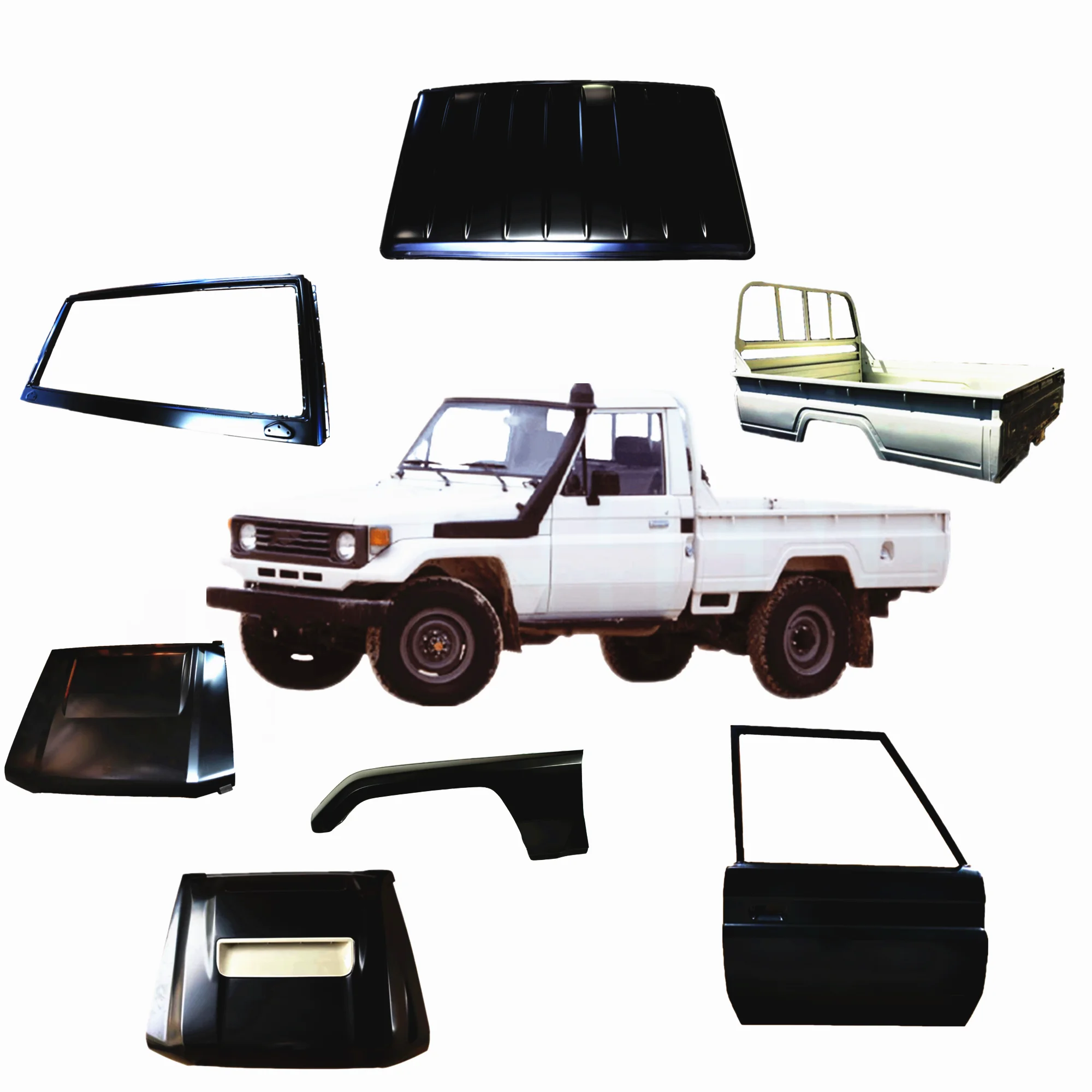 Land Cruiser 79 Series VDJ79 FJ79 Car Body Parts - Durable & Versatile