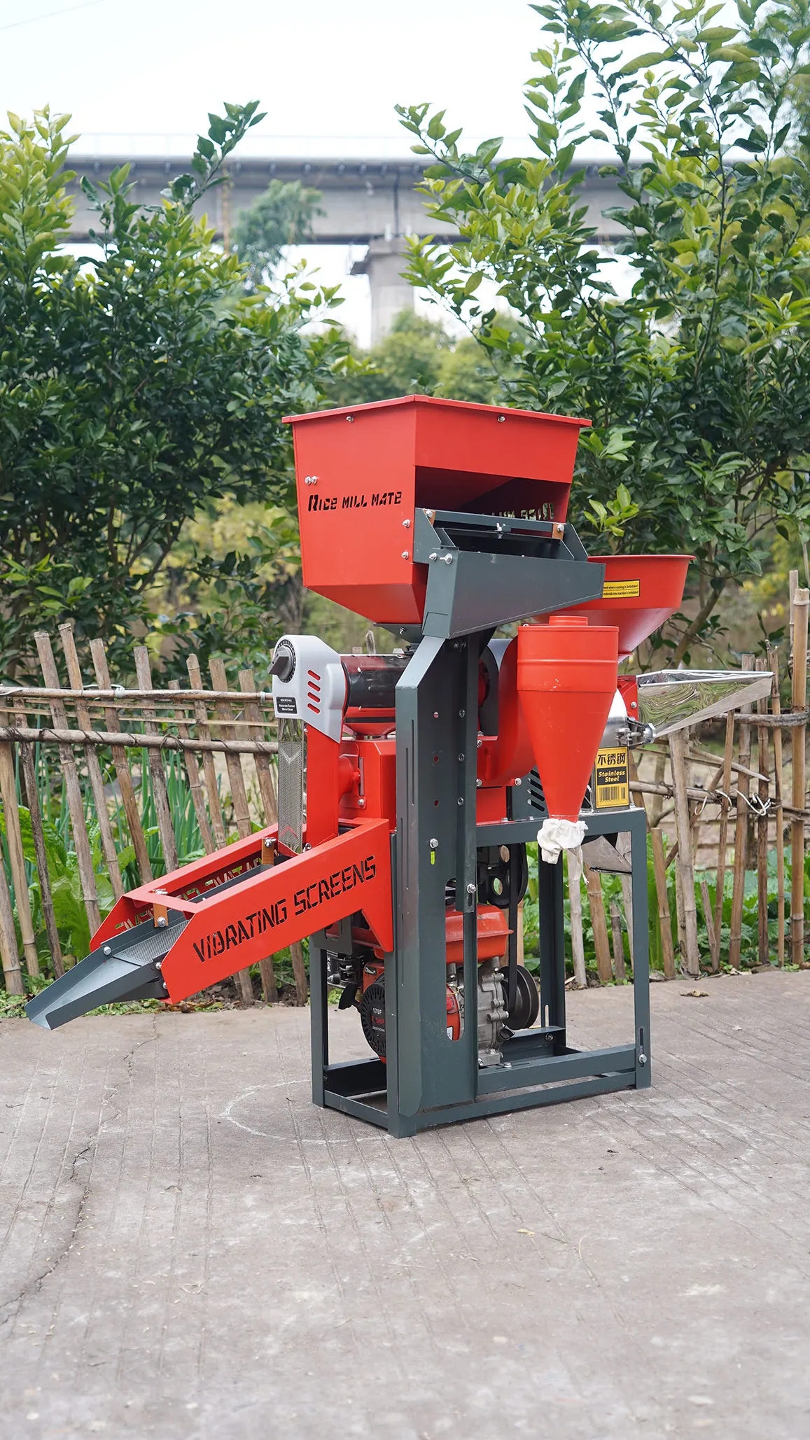 4 in 1 Combined Rice Mill Machine Corn Cracked Milling Rice Destoner ...