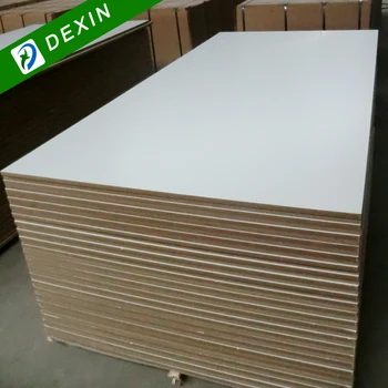 Water Resistant 18mm White Melamine Faced Mdf Panel 4x8 Laminated Board For Furniture - Buy Mdf ...