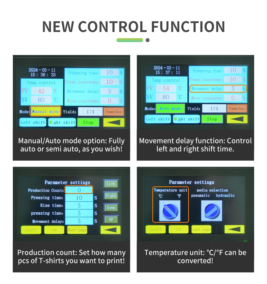 Double-station Fully Automatic Pneumatic Presser Machine
