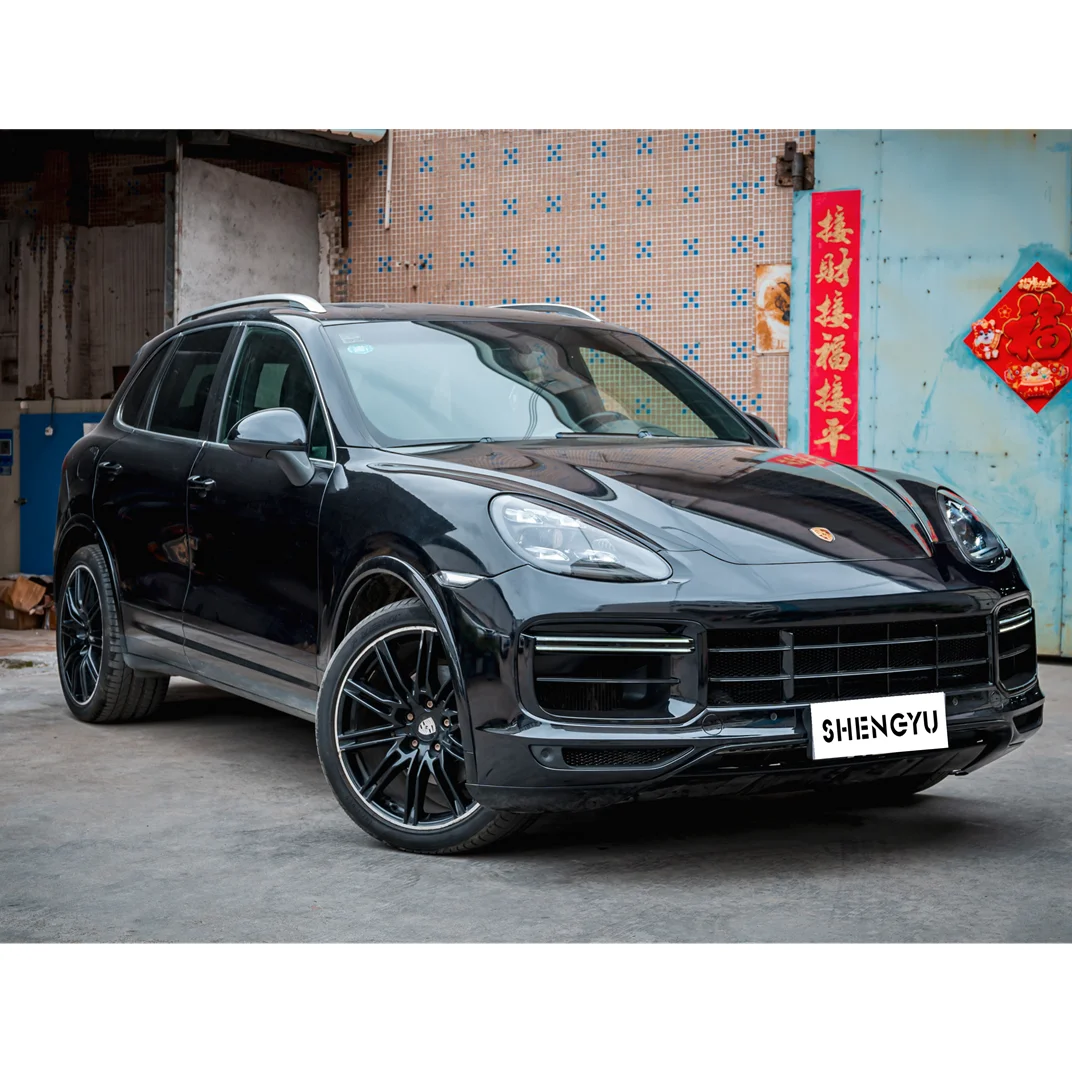 car body kit for Porsche Cayenne 958.1 11-14 change to 9Y0 2018 Turbo include front bumper with ...