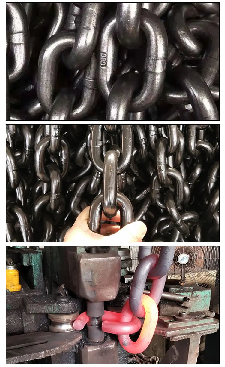 Black G80 Lifting Chain Sling - Standard, Welded Load Chain