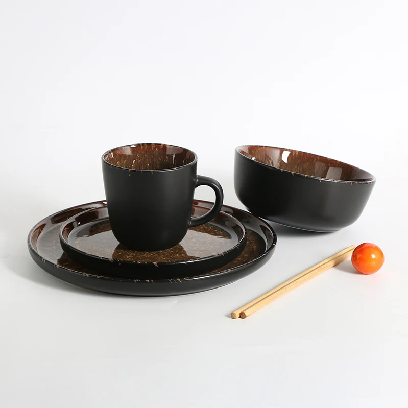 European Gold Chinaware Kitchen Tableware - Luxury Sets