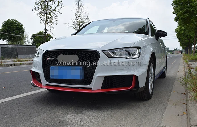 RS3 Type Front Bumper Body Kit for 2014-2016 Audi A3