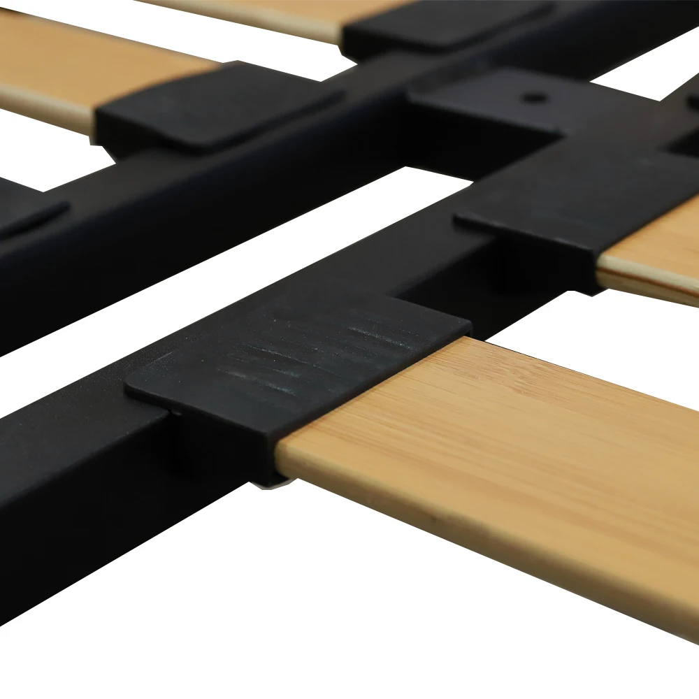 Folding Yellow Poplar Double Bed Frame Double-sided Moisture-proof ...