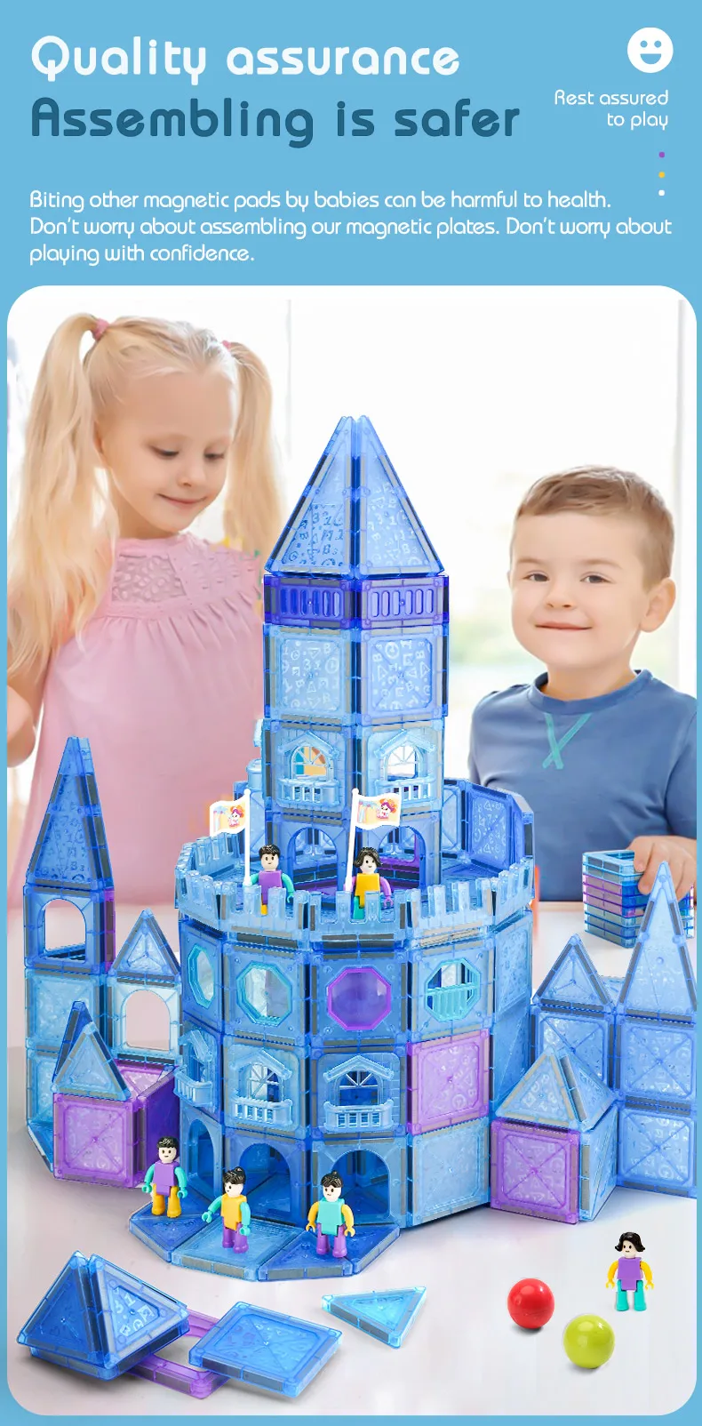 DIY 3D Geometry Shape Diamond Magnet Cube - Educational Toy