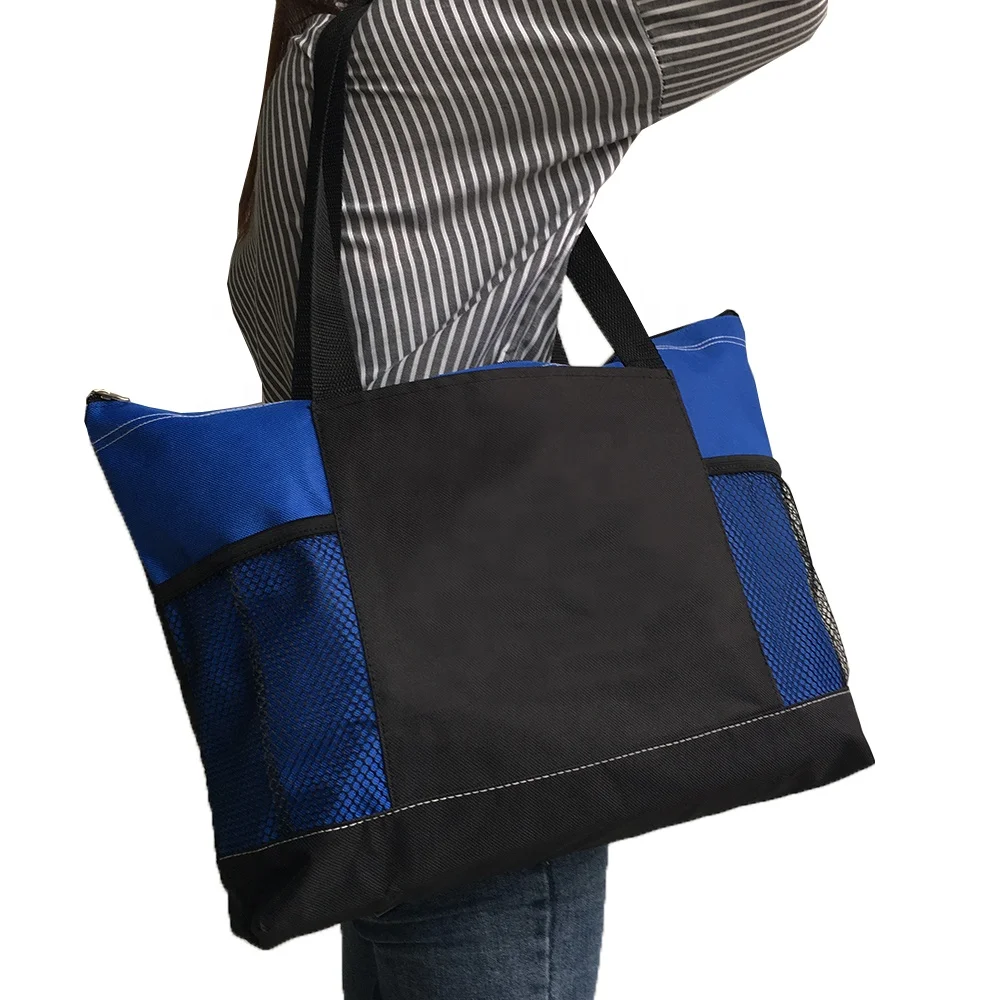 Multicolour Zipper Office School Bag - Durable & Portable