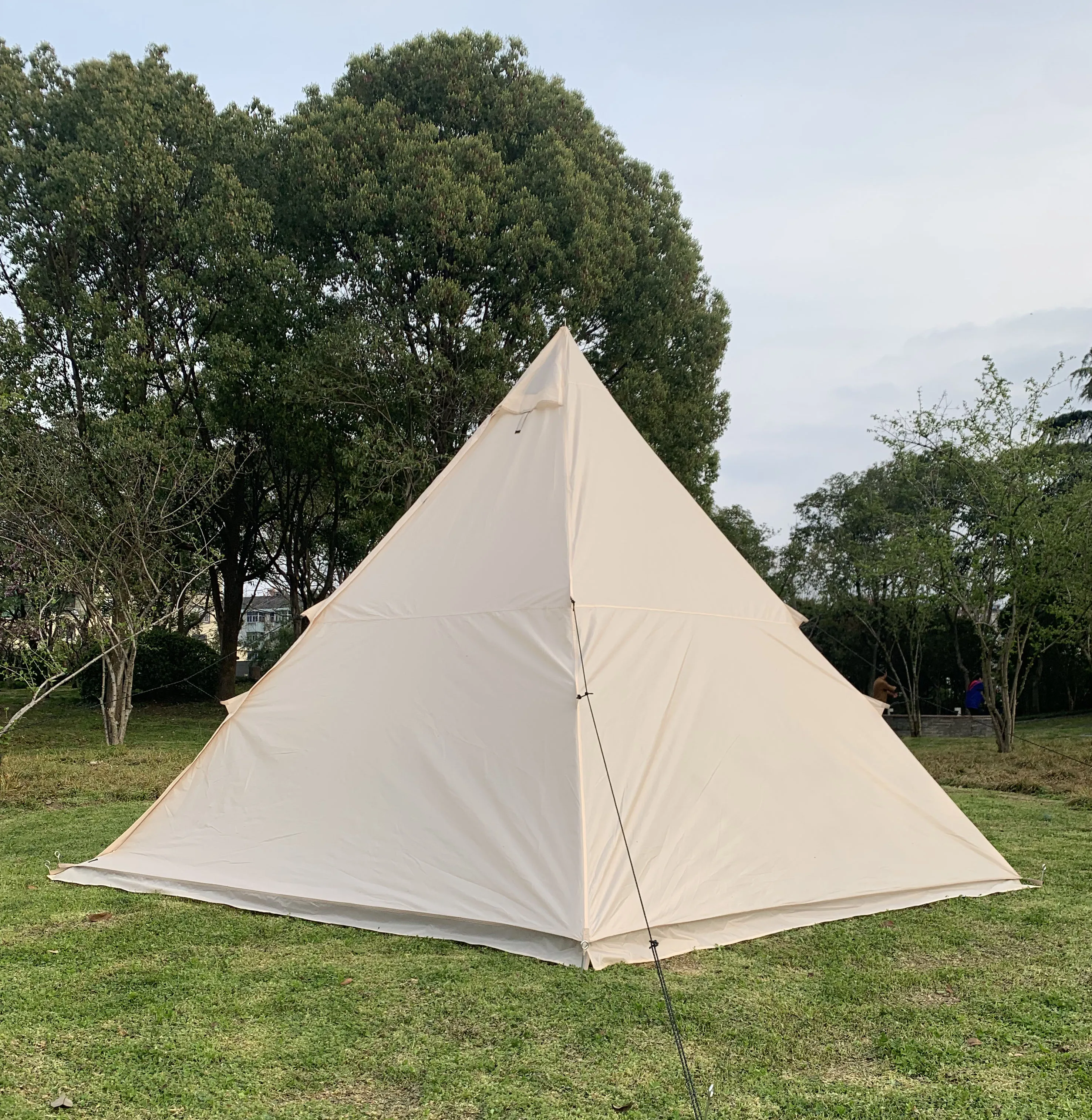 Multi-use Pyramid Camping Tents Hot Outdoor Tipi Tent Outdoor Camping Tent With Stove - Buy Hot ...