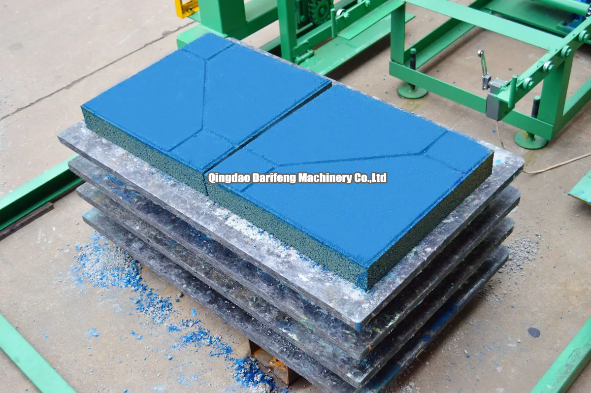 Automatic Hydraulic Concrete Color Paver Interlocking Block Machine For ...