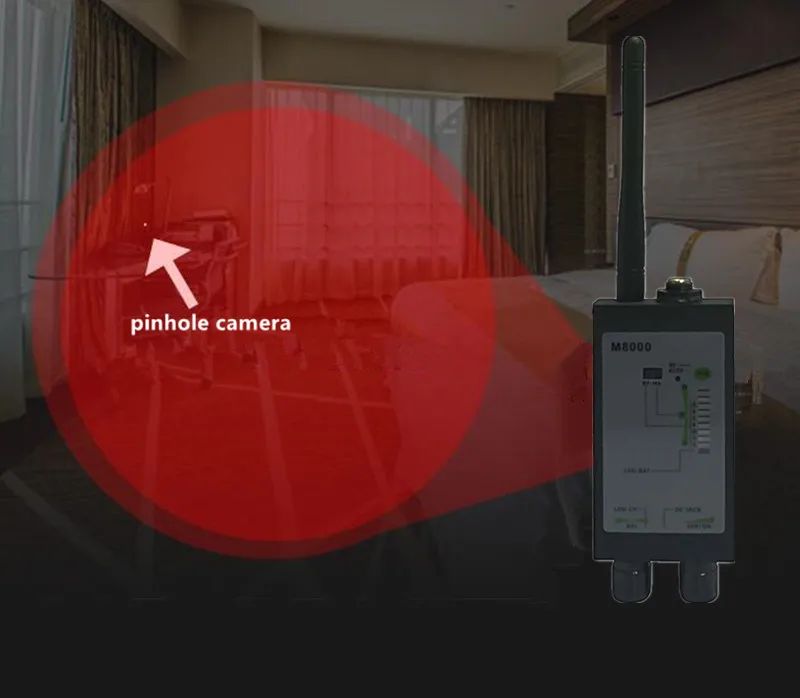 High Power RF Spy Camera Hunter - Secure Your Privacy