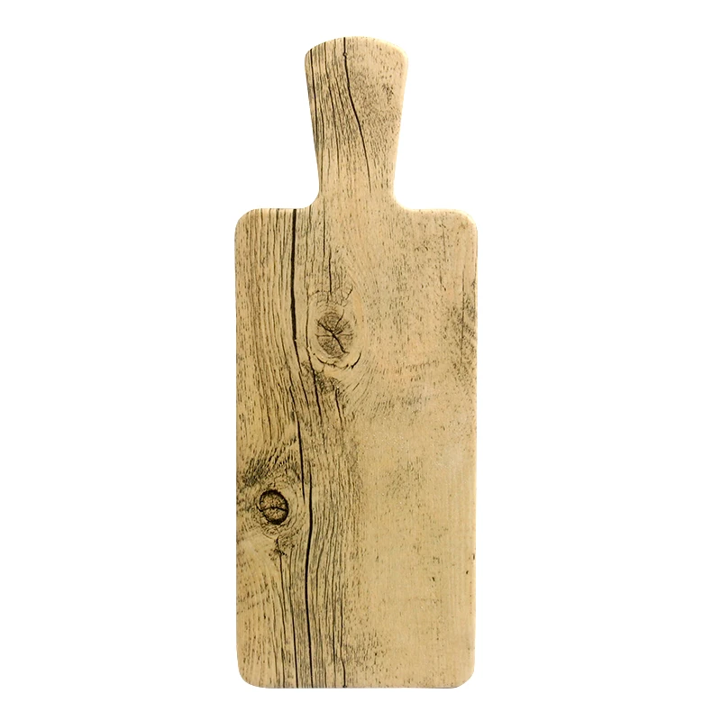 Modern Pizza Plate Round And Rectangular Solid Wood Tray Rectangular ...