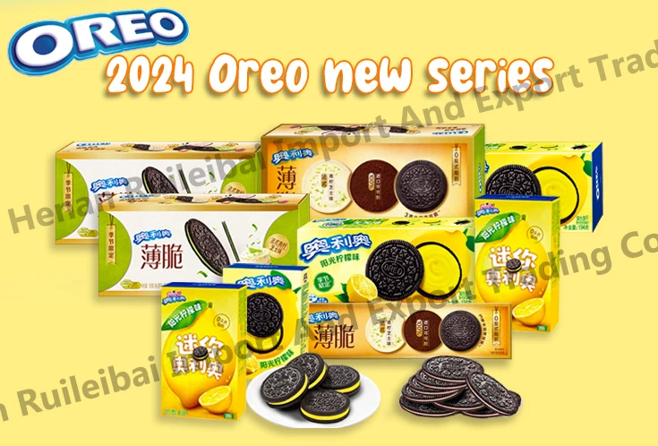Wholesale Oreo 2024 Season Limited Lime Cheese Flavor Biscuit Cookies ...