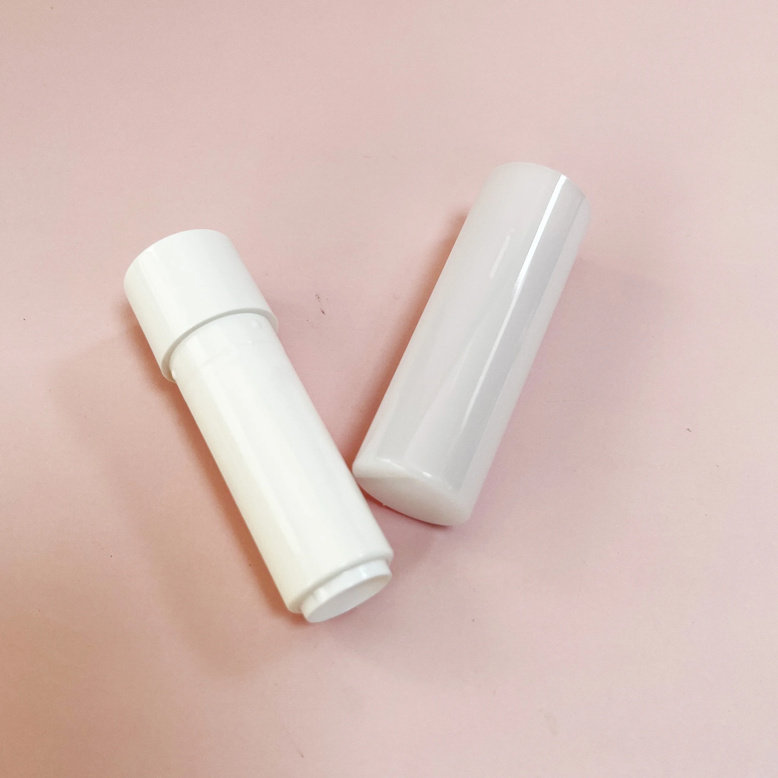 White Lip Stick Lip Balm Tubes - Customizable Containers