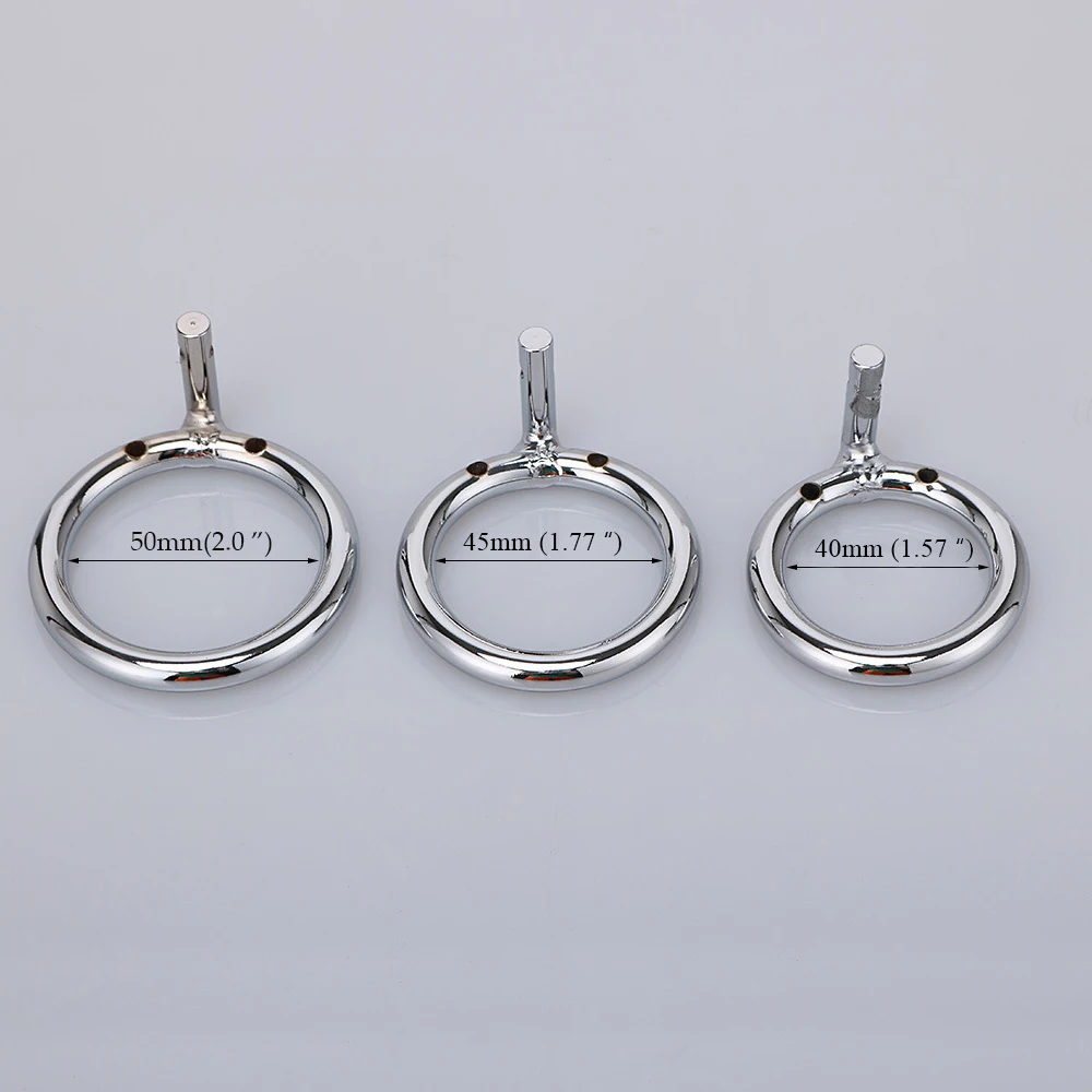 304 Stainless Steel Short Male Chastity Device Cock Cage With Medical ...