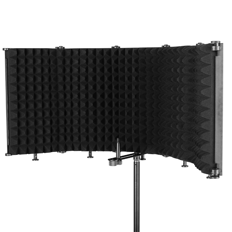 Microphone Isolation Shield - Soundproof Cover for Recordings