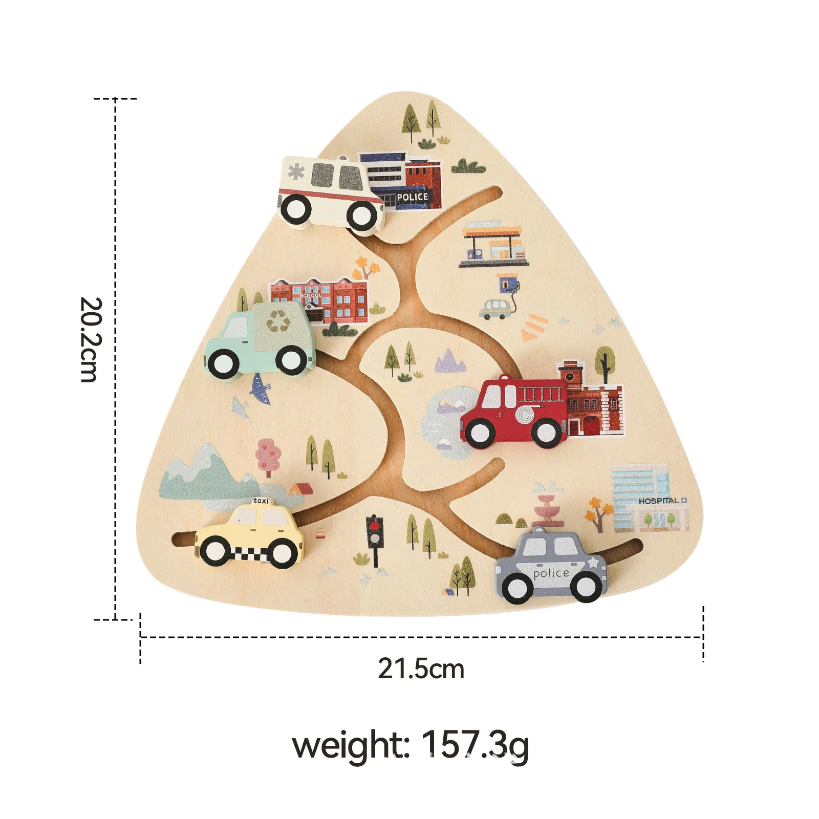 Wooden Toy Car Track. Infantile Enlightenment and Intellectual ...