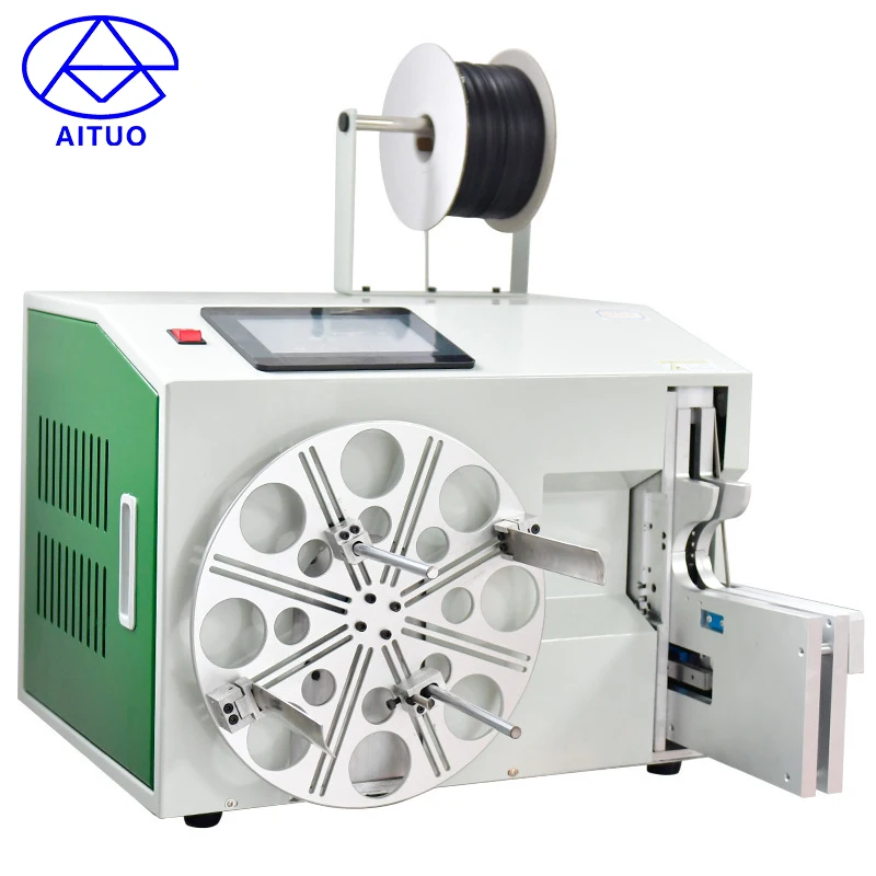 Semi Automatic Cable Winding and Tying Machine - 500-700pcs/h