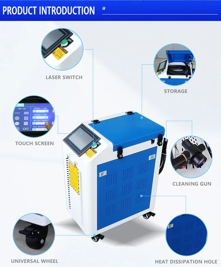 Best Laser Portable Mobile Backpack 200W Pulse Laser Cleaner Rust ...